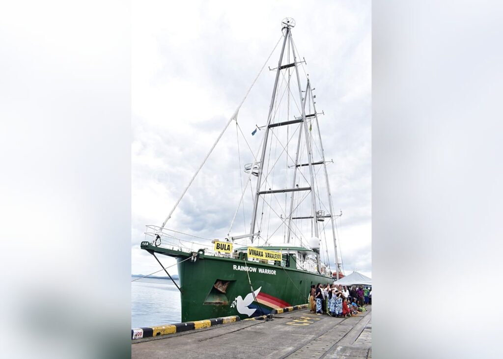 Rainbow Warrior III supports the Pacific campaign - The Fiji Times