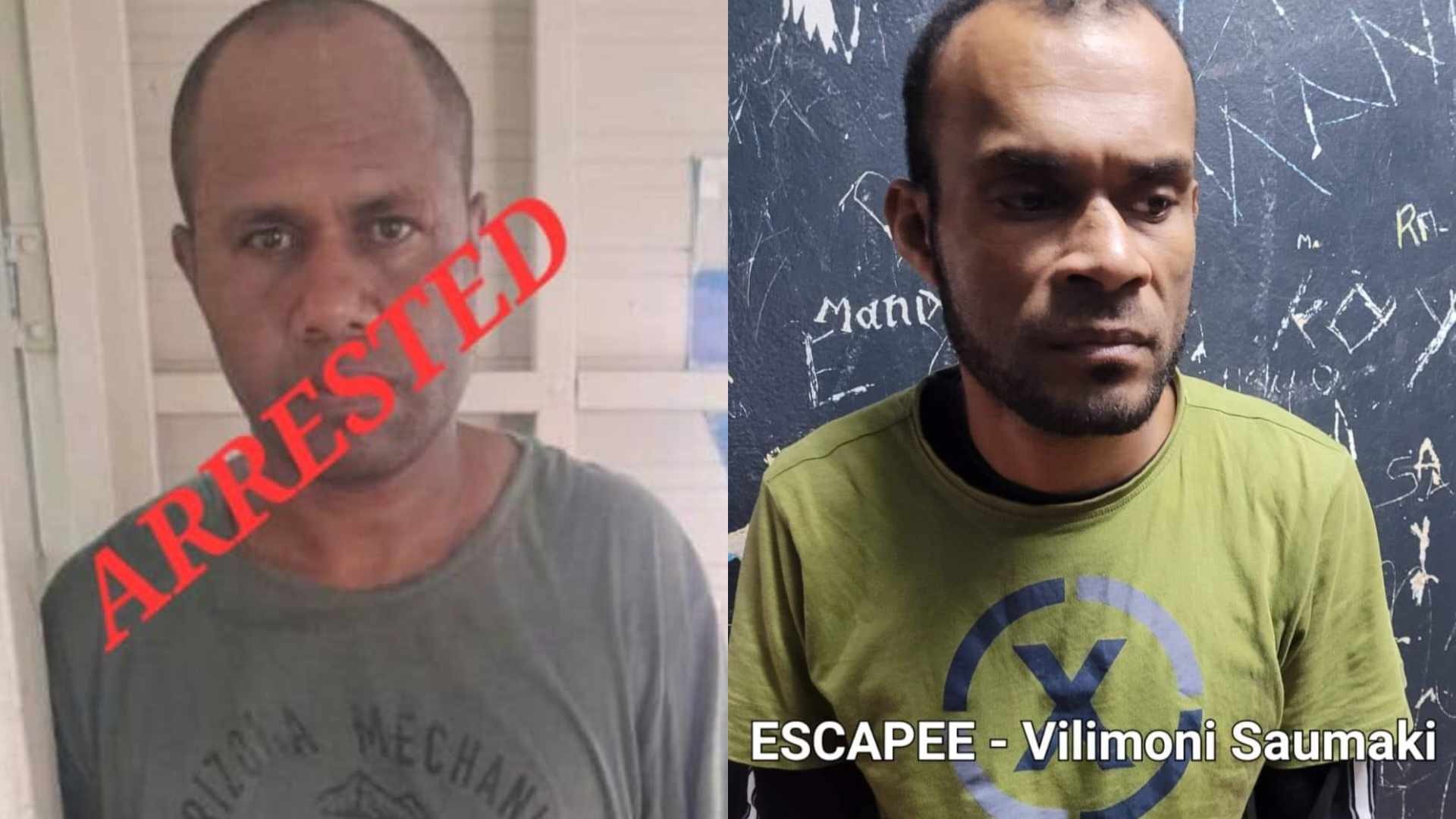 Escapee Muayara arrested; hunt for Saumaki continues - The Fiji Times