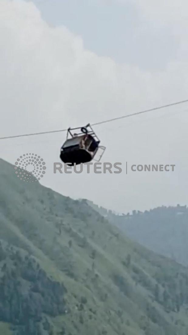Pakistan cable car ordeal ends with all on board, mostly children, rescued - The Fiji Times