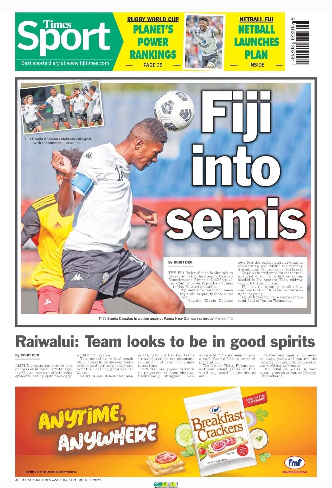 From the Editor-in-Chief's desk | Your Sunday, September 3 briefing ...