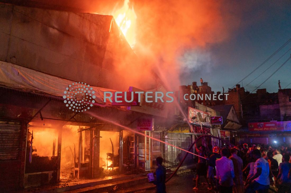 Hundreds of shops gutted in market fire in Bangladesh - The Fiji Times