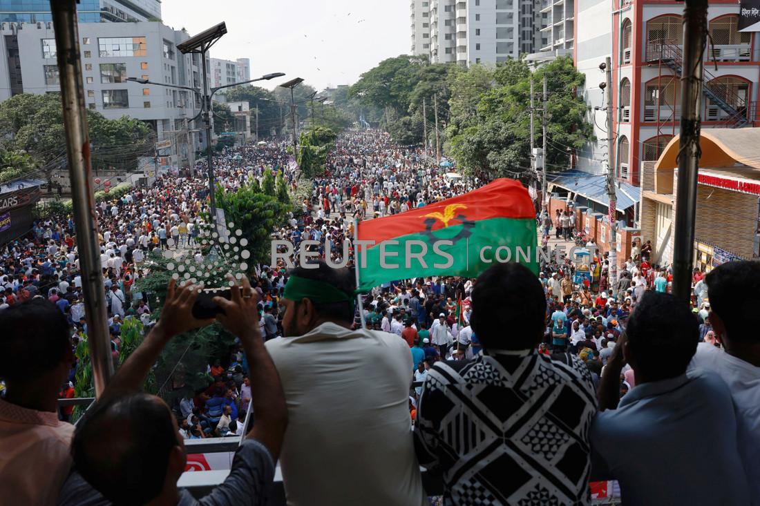 Bangladesh opposition protest turns violent amid calls for PM to resign ...