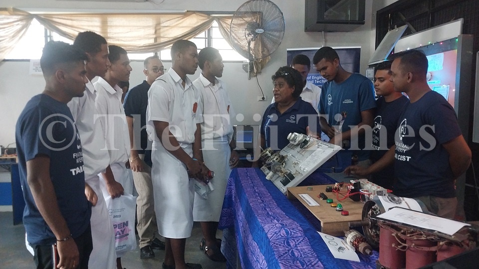 Students converge at campus for info - The Fiji Times