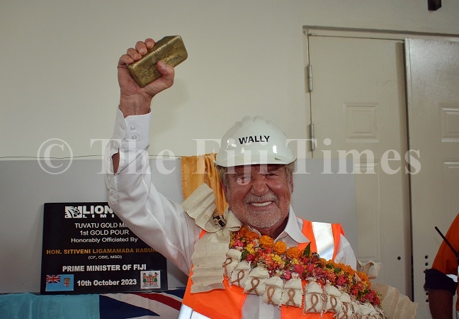 First gold pour at Tuvatu mine - The Fiji Times
