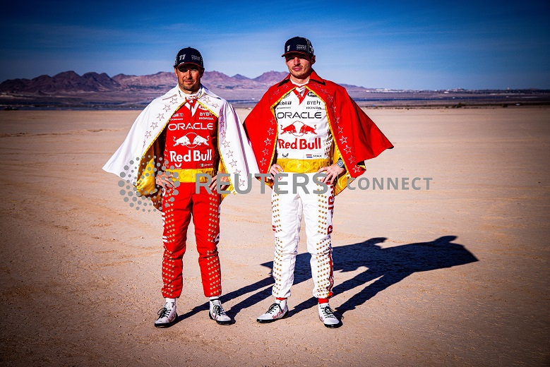 Motor racing-Verstappen doing Elvis impersonation at Las Vegas Grand ...