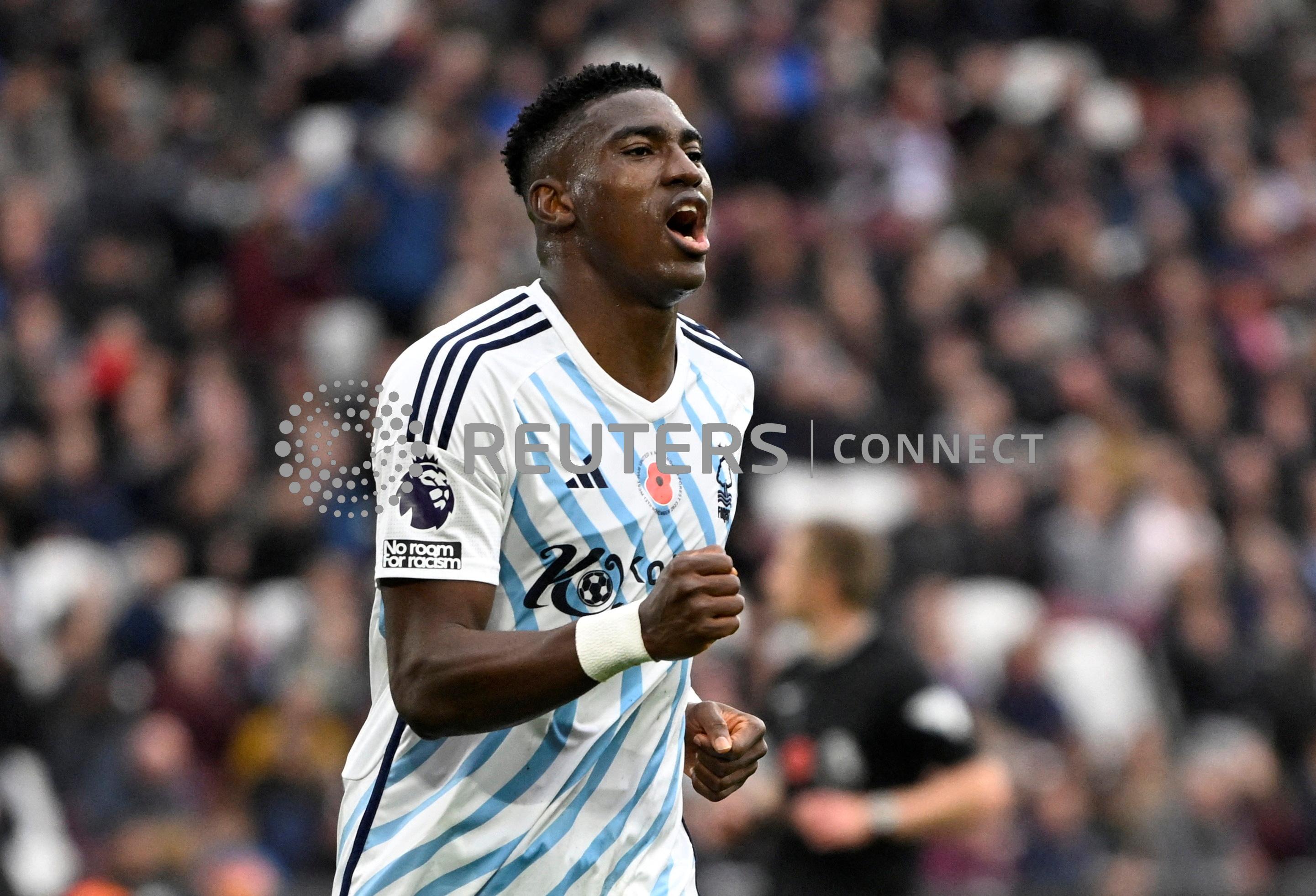 Forest's Awoniyi facing long spell on sidelines after groin surgery ...