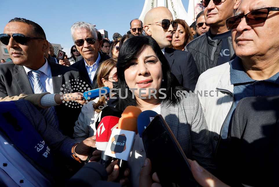 Tunisian opposition figure Moussi begins hunger strike in prison - The ...