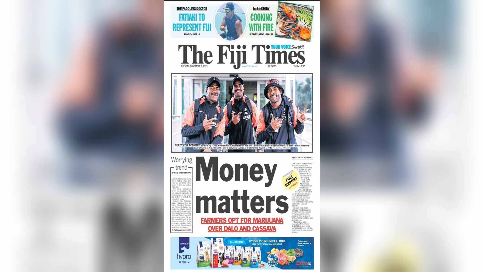 From the Editor-in-Chief’s desk: Your November 7 briefing - The Fiji Times