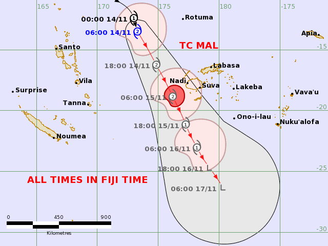 TC MAL | Be prepared, says Fiji Met Service - The Fiji Times