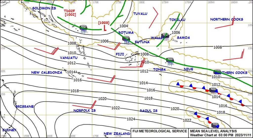 Weather watch | TD02F expected to drift towards Fiji next week ...