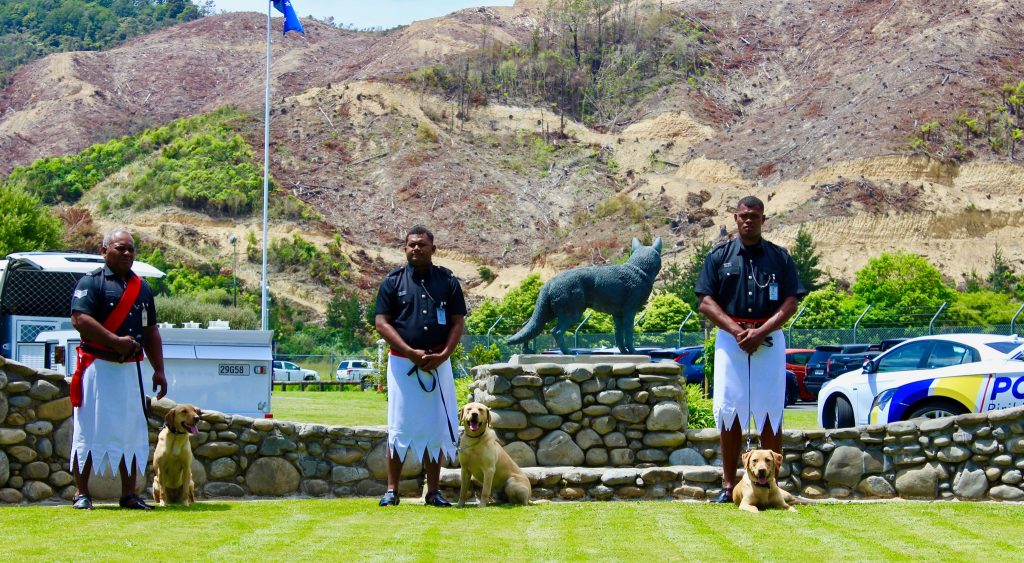 Three certified as narcotics dog handlers - The Fiji Times