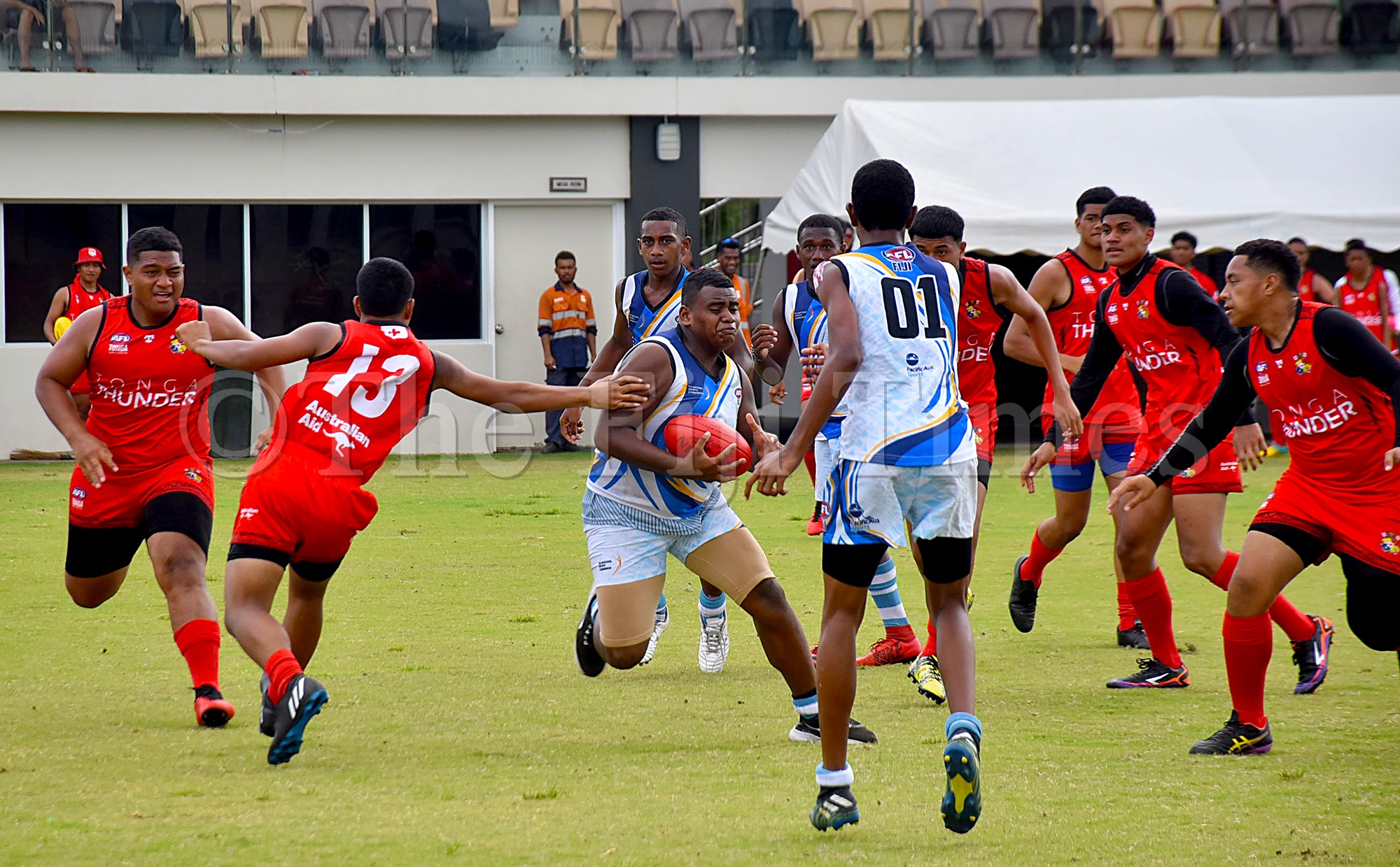AFL Fiji Junior Tribe strives for victory at Oceania Cup - The Fiji Times