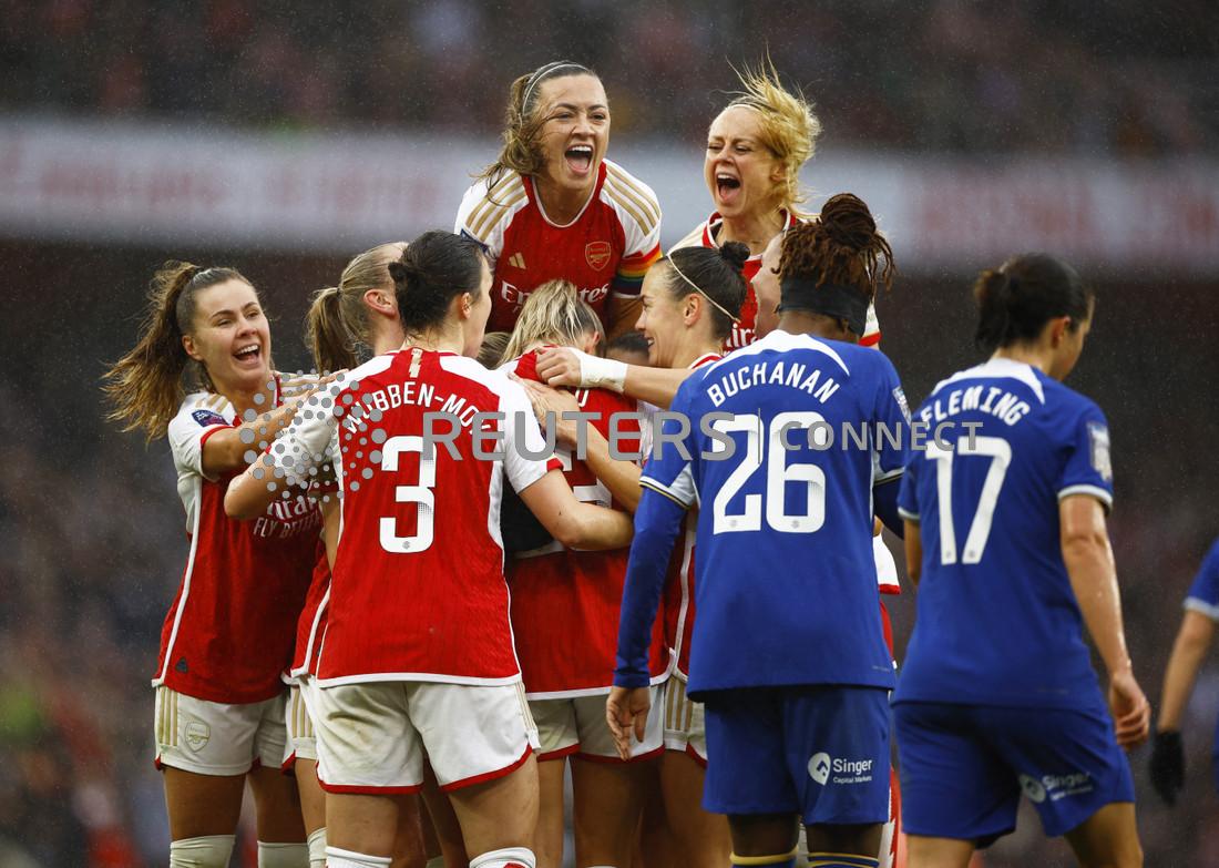 Russo double helps Arsenal to superb 4-1 WSL win over Chelsea - The ...