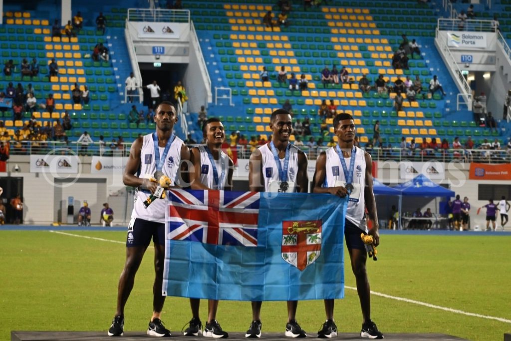 17th Pacific Games | Fijian quartet wins silver - The Fiji Times