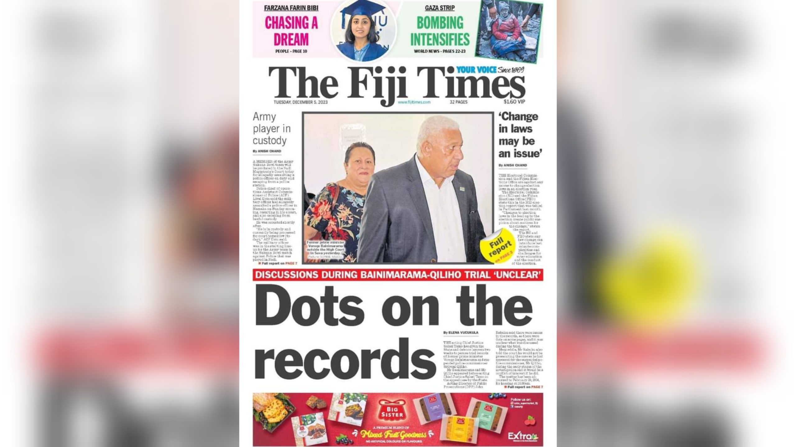 From the Editor-in-Chief’s desk: Your November 5 briefing - The Fiji Times