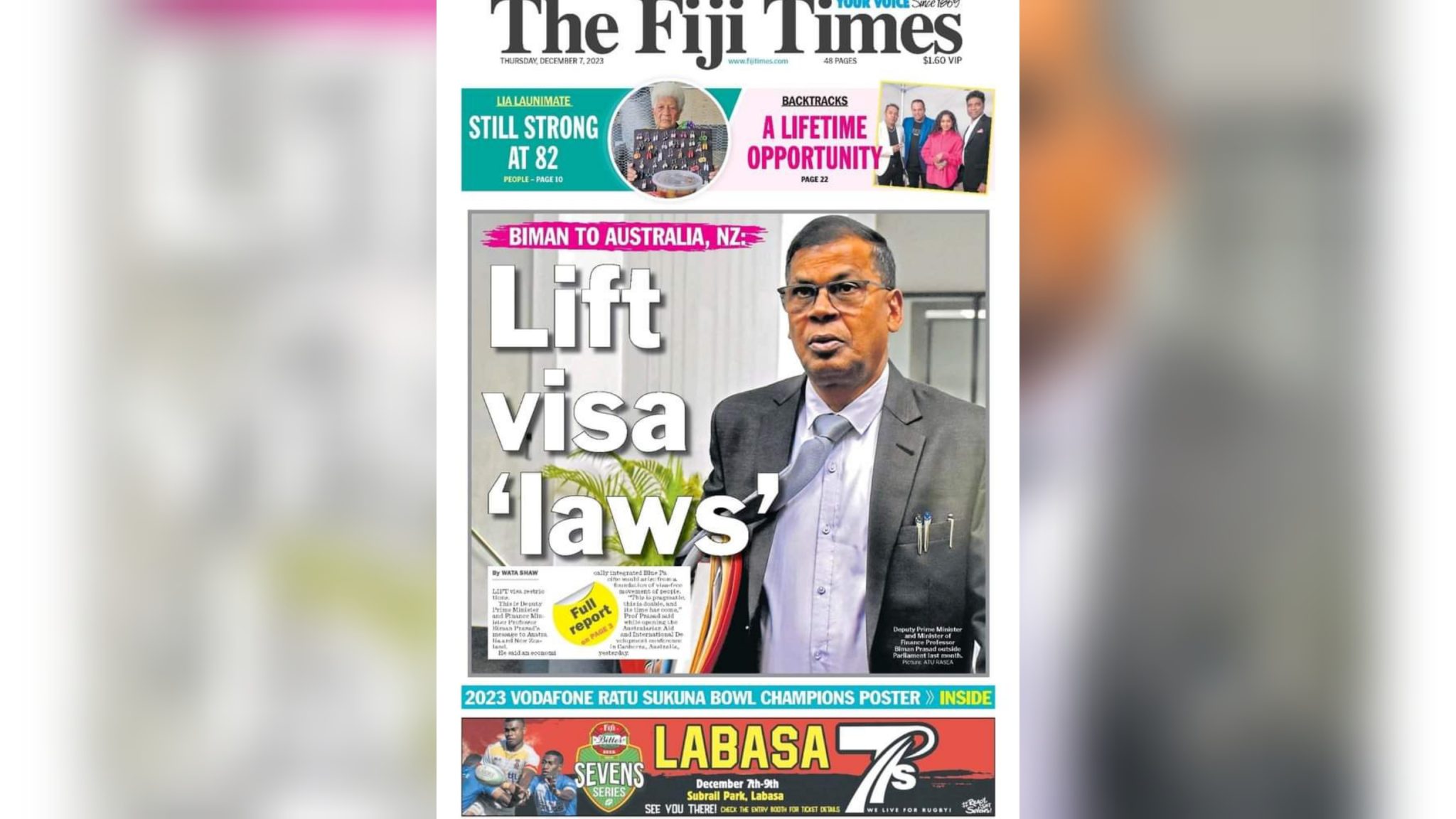 From the Editor-in-Chief’s desk: Your December 7 briefing - The Fiji Times