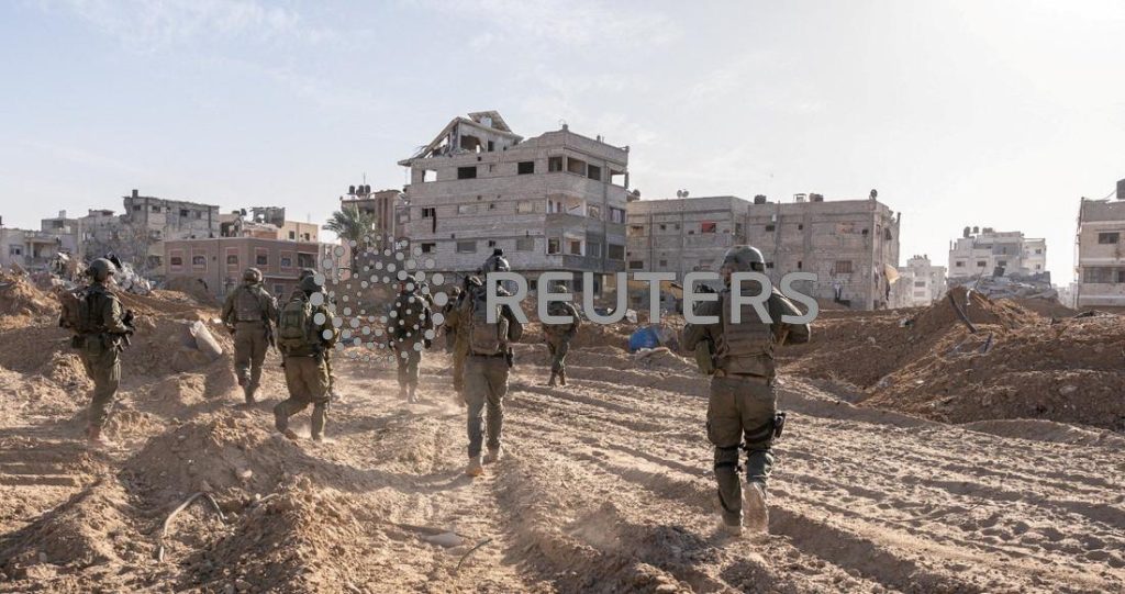 Fighting across Gaza as Israel drops leaflets seeking its hostages ...