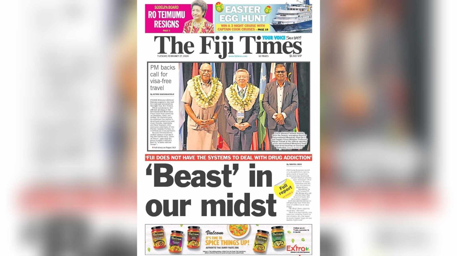 From the Editor-in-Chief’s desk: Your February 27 briefing - The Fiji Times