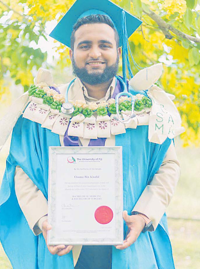 People | Against all odds ... Osama's dream to wear the noble white ...