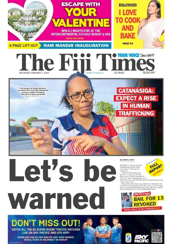 From the Editor-in-Chief's desk | Your Saturday, February 3, 2024 briefing - The Fiji Times