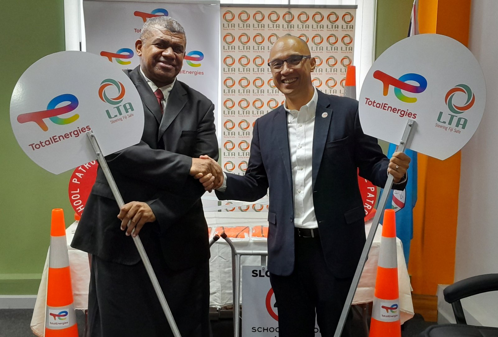 LTA receives school patrol items; 20 schools to benefit - The Fiji Times