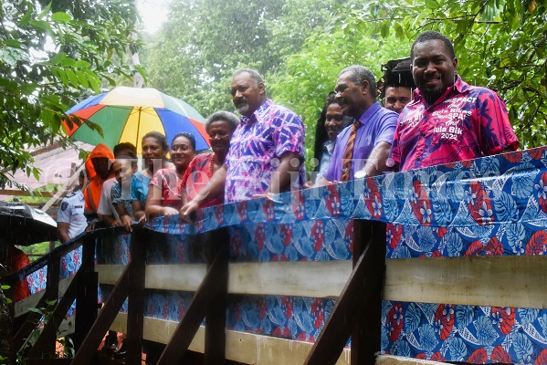 New foot-crossing bridge brings relief to settlement - The Fiji Times