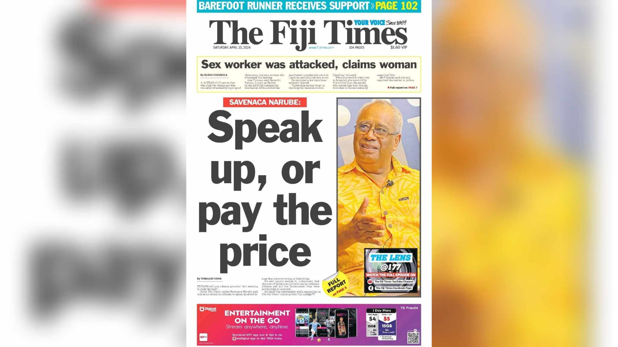 From the Editor-in-Chief’s desk: Your April 13 briefing - The Fiji Times