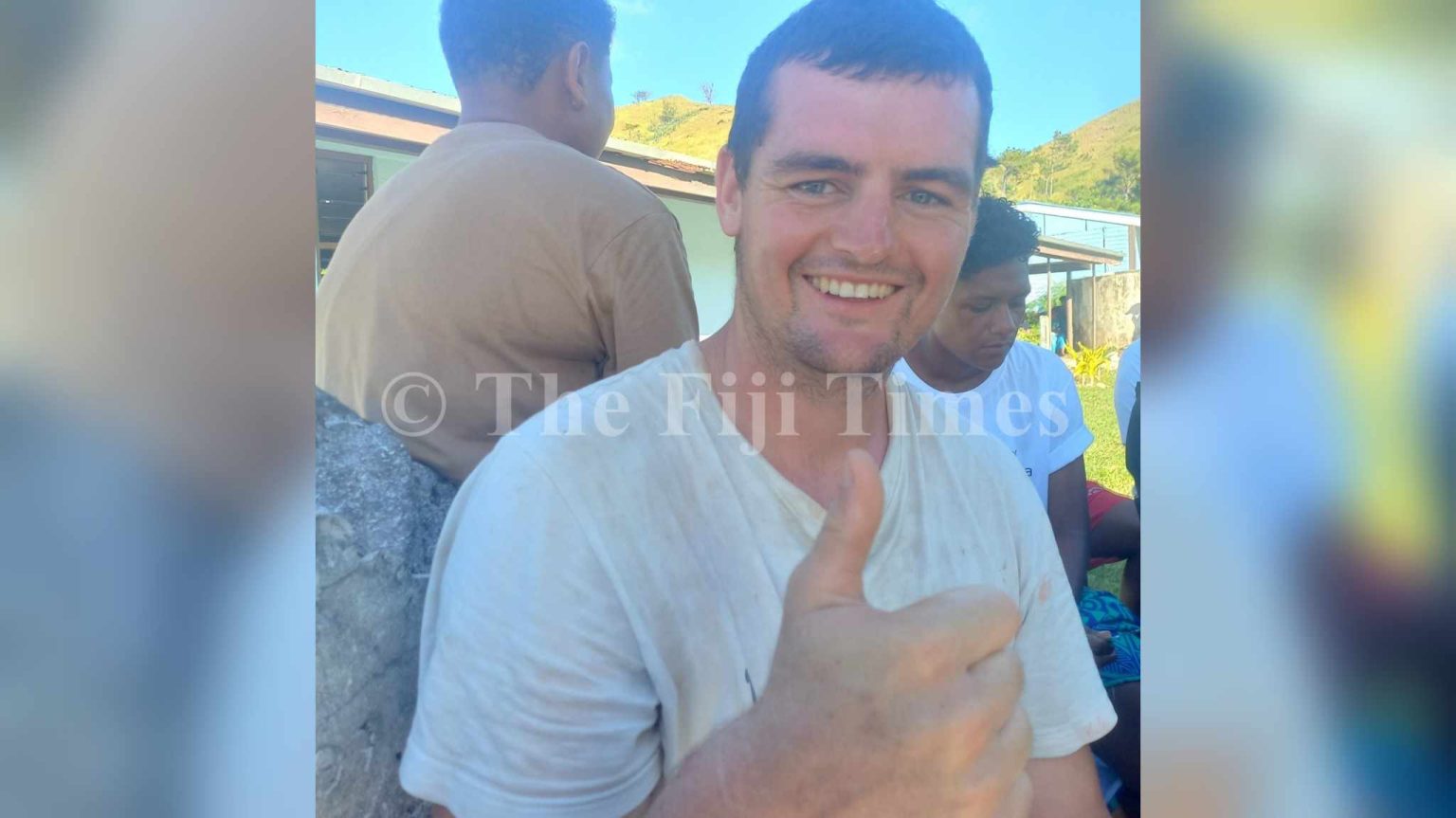Italian tourist joins in on the fun - The Fiji Times