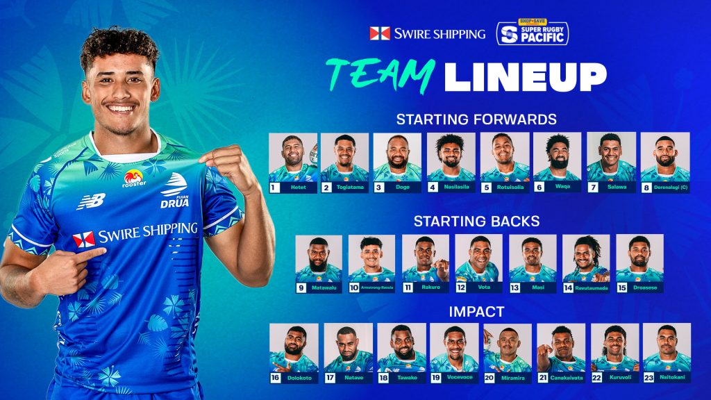 Fijian Drua squad named for Moana Pasifika - The Fiji Times