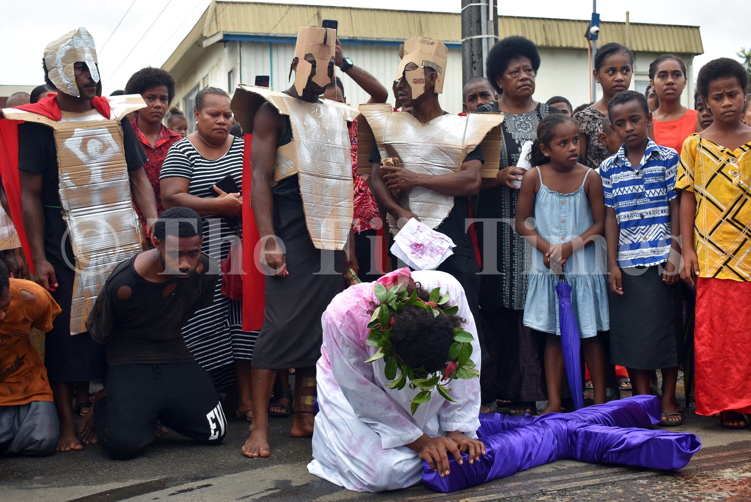 Hundreds gather for Stations of the Cross event - The Fiji Times