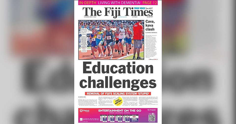 From the Editor-in-Chief’s desk: Your May 4 briefing - The Fiji Times