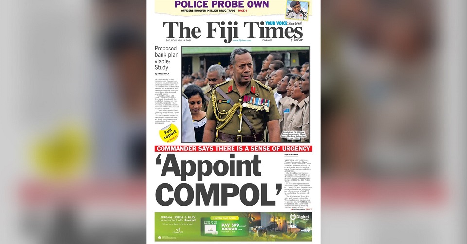 From the Editor-in-Chief’s desk: Your May 18 briefing - The Fiji Times