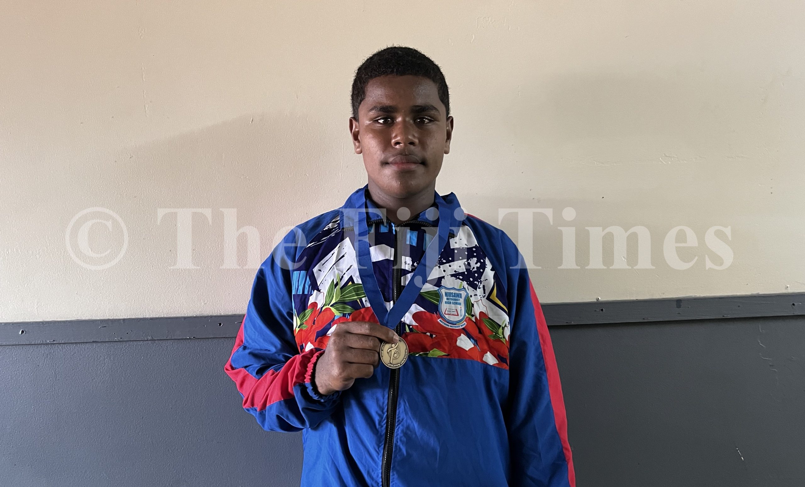 First-timer wins gold for his school - The Fiji Times