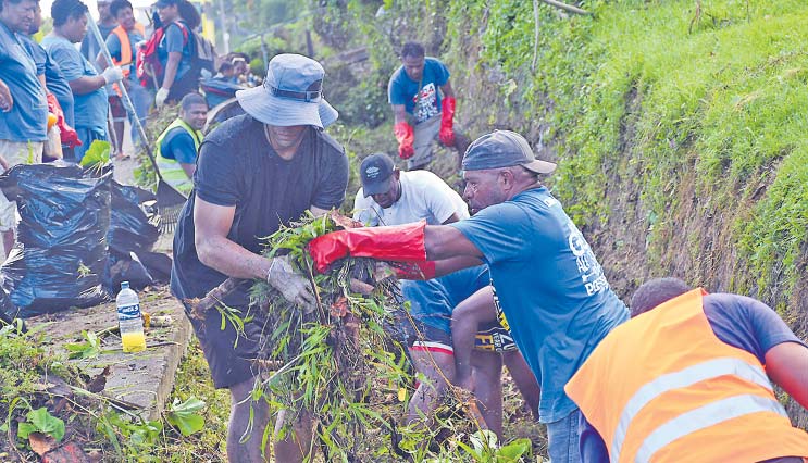 Group in clean-up exercise - The Fiji Times