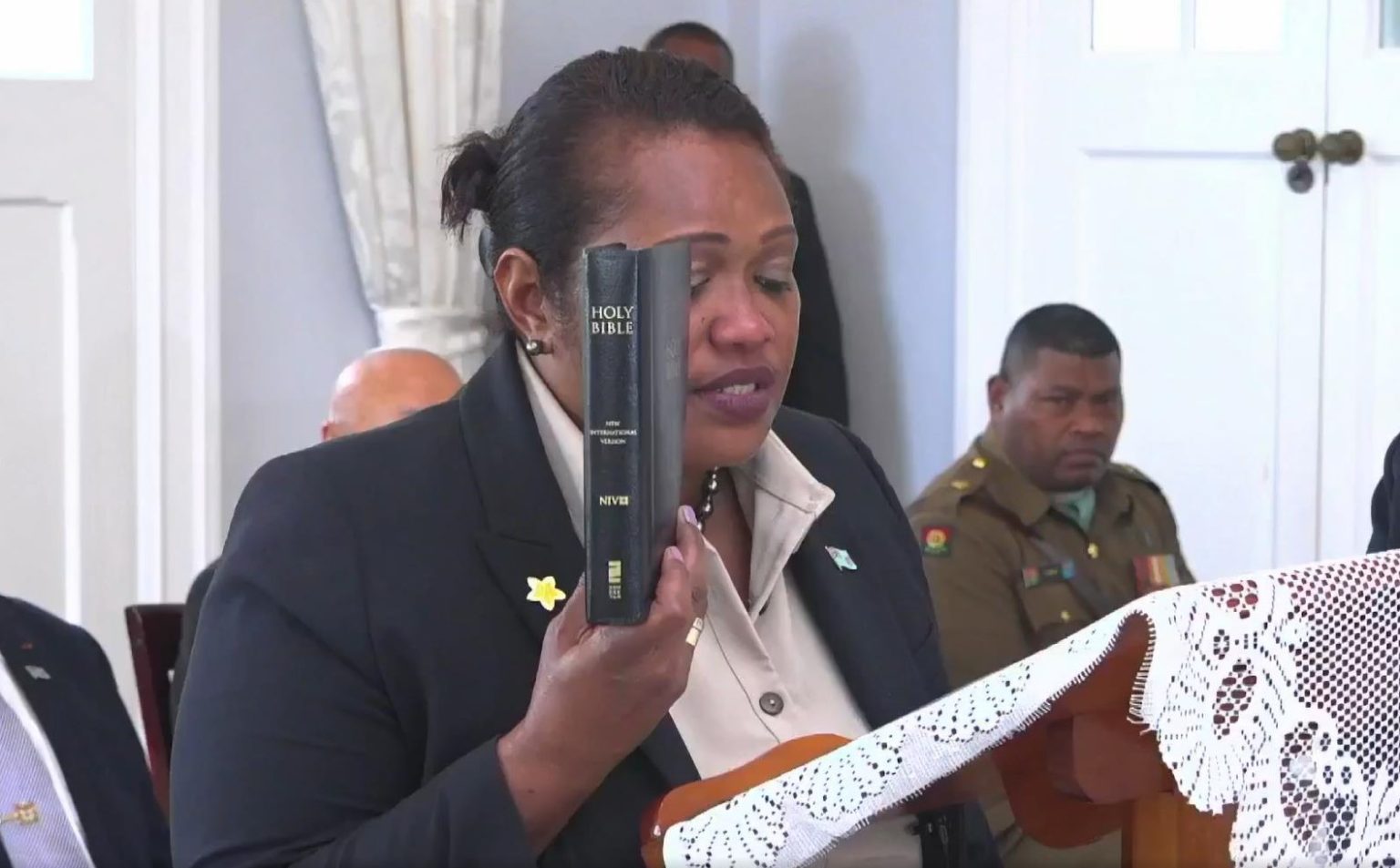 Bainivalu sworn-in as Minister for Fisheries and Forests - The Fiji Times