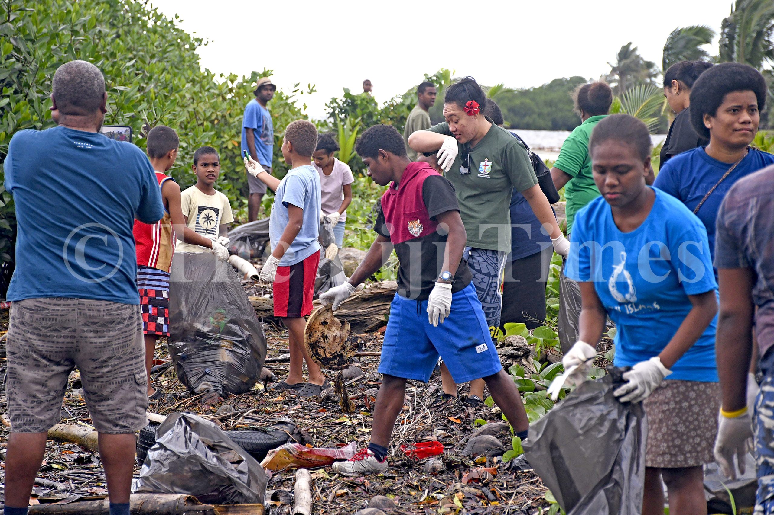 Church cleans up mess - The Fiji Times
