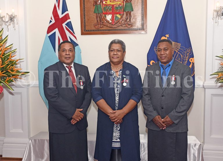 50-plus honoured with medals - The Fiji Times