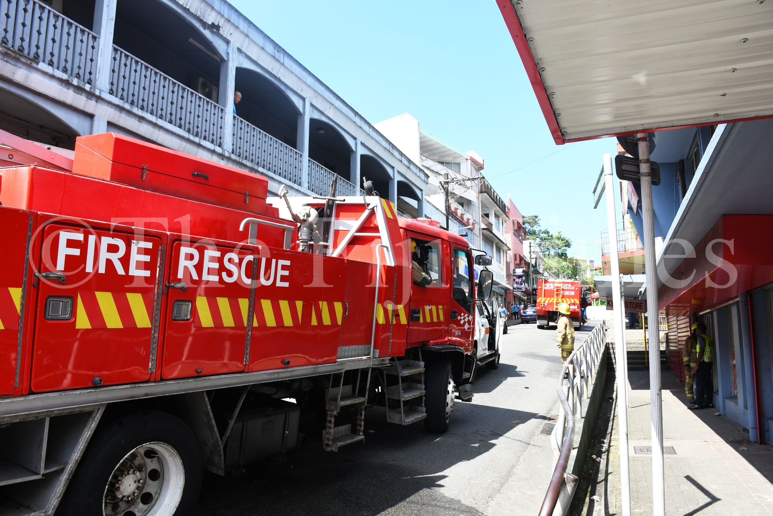 Quick action by firefighters saves building - The Fiji Times