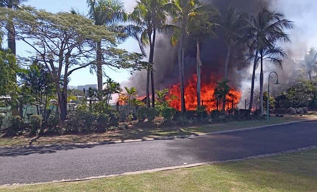 Quick action contains fire at resort