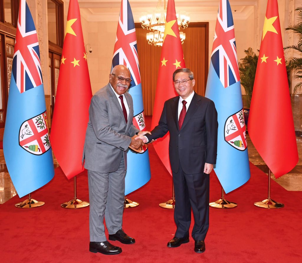 PM reaffirms One China Policy at Beijing meeting - The Fiji Times