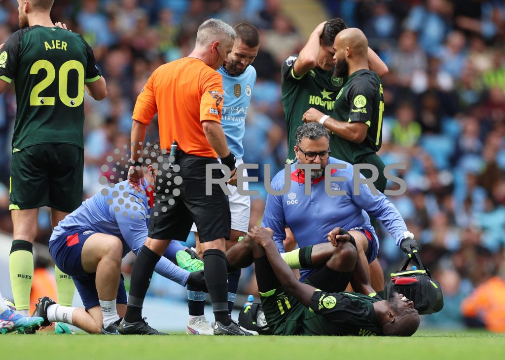 Brentford's Wissa out for couple of months with ankle injury, says boss ...