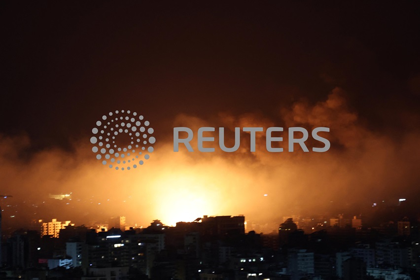 Israel strikes heart of Beirut, killing six