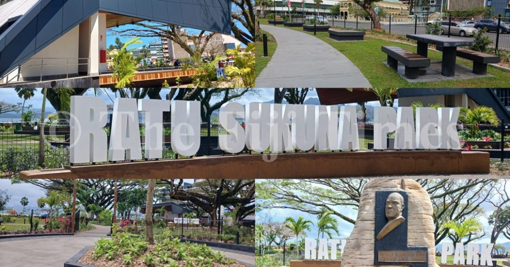 Relaxing at Ratu Sukuna Park