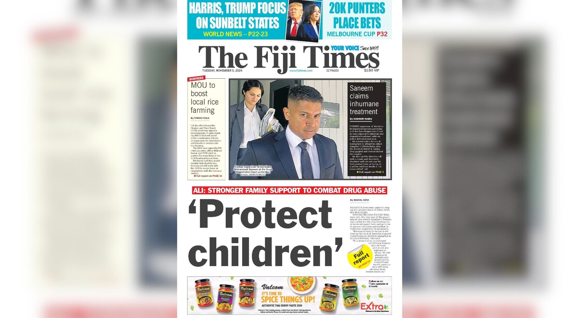 From the Editor in Chief’s desk | November 5, 2024 Edition - The Fiji Times