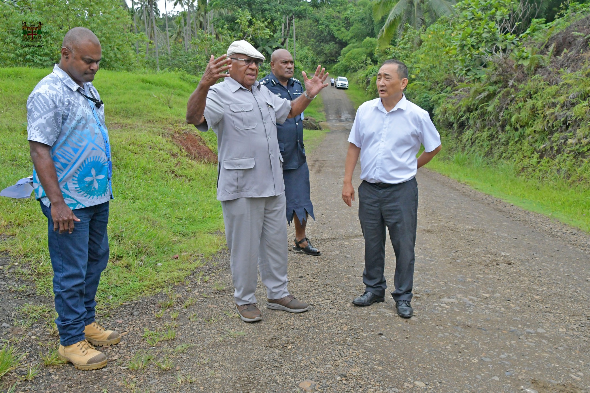 PM inspects Vanua Levu road upgrade - The Fiji Times
