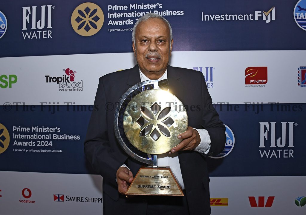 Motibhai Group major winner at awards night - The Fiji Times