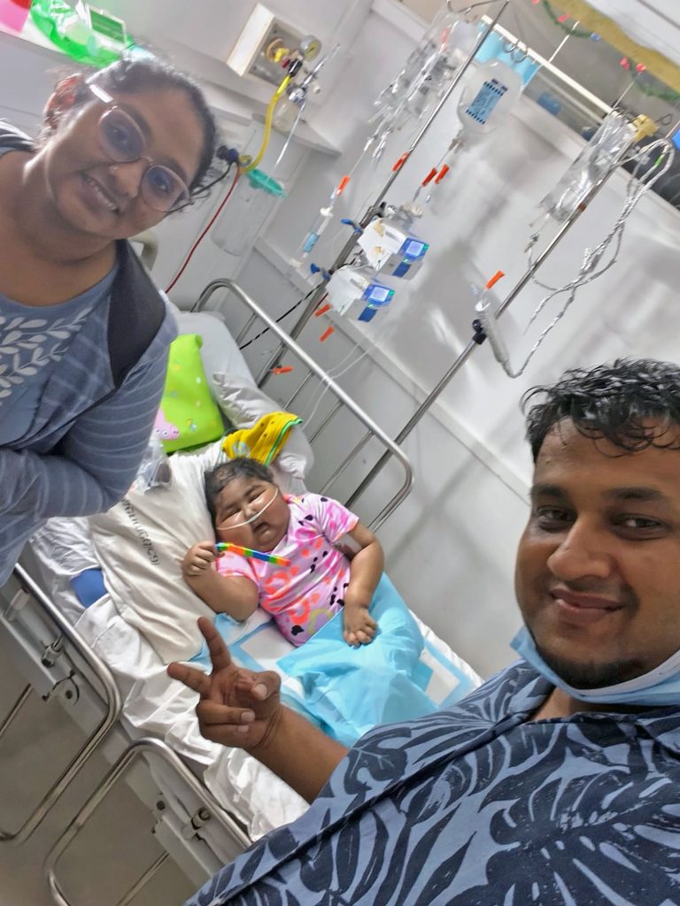 3-year-old Vihaana fights for recovery - The Fiji Times