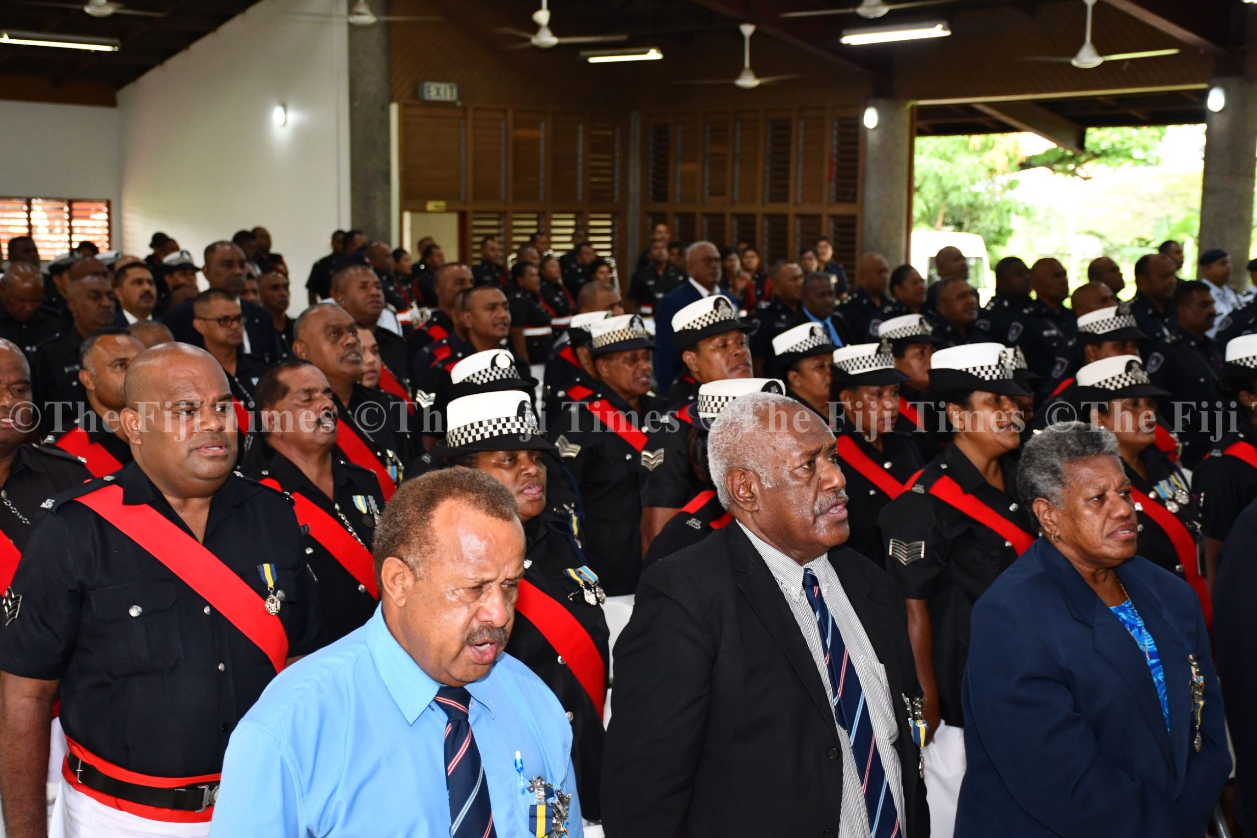 Police honour officers - The Fiji Times