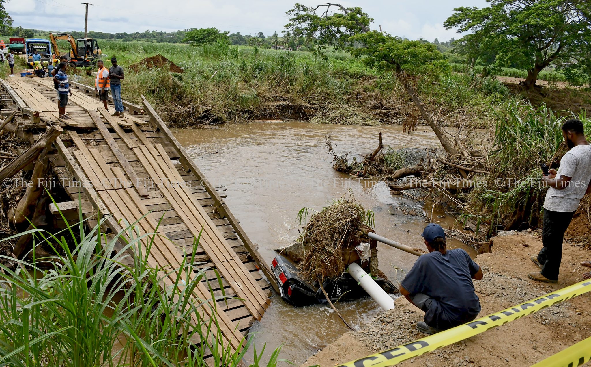 Collapse of bridge affects families - The Fiji Times