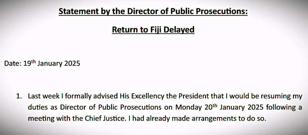 Chief Justice seeks answers from reinstated DPP Christopher Pryde on ...